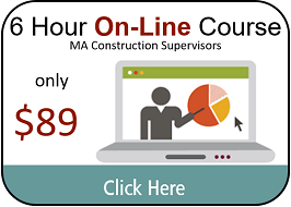 FREE - MA - Construction Supervisor Classes - FREE